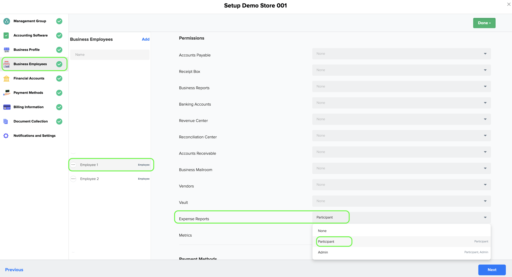 Expense Report Workflow for Employers