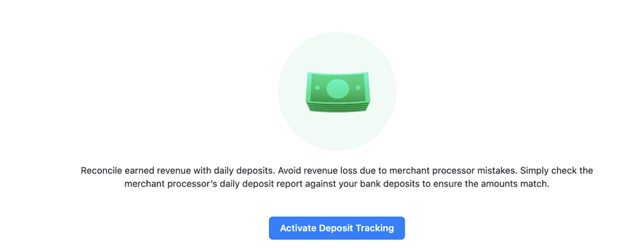 Deposit Tracking in Docyt Revenue Center