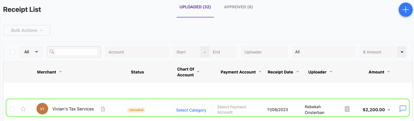 How to Approve Receipts in Docyt