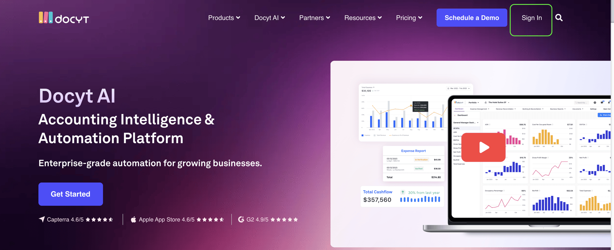Download the Docyt Mobile App