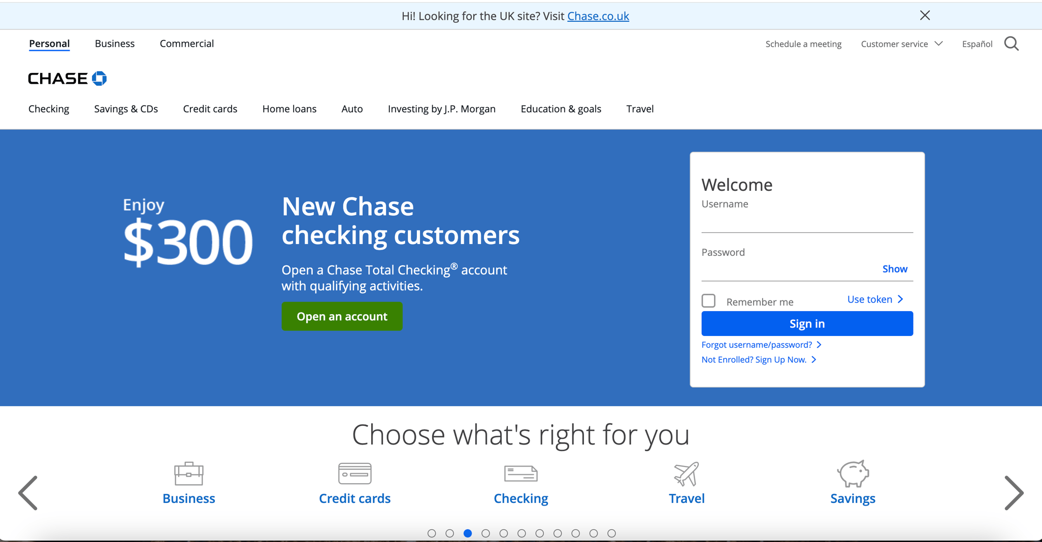 Set up user access in Chase Bank for accountant view-only access